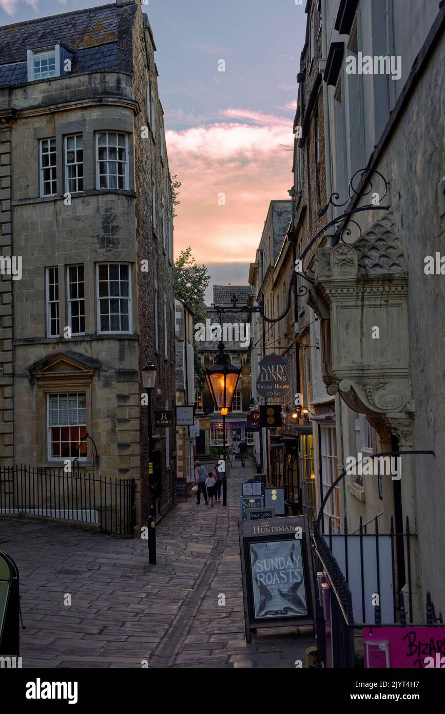 North Parade Passage Bath Stock Photo - Alamy