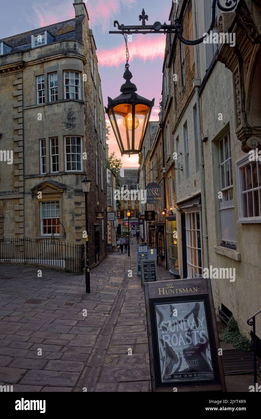 North Parade Passage Bath Stock Photo - Alamy