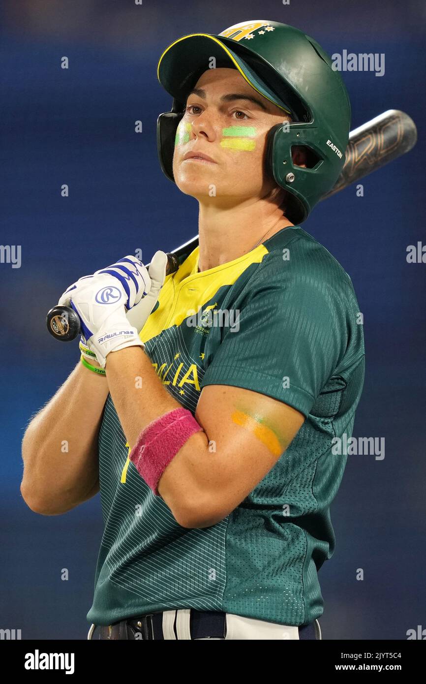 Jade Wall of Australia during Women’s Softball opening round between ...