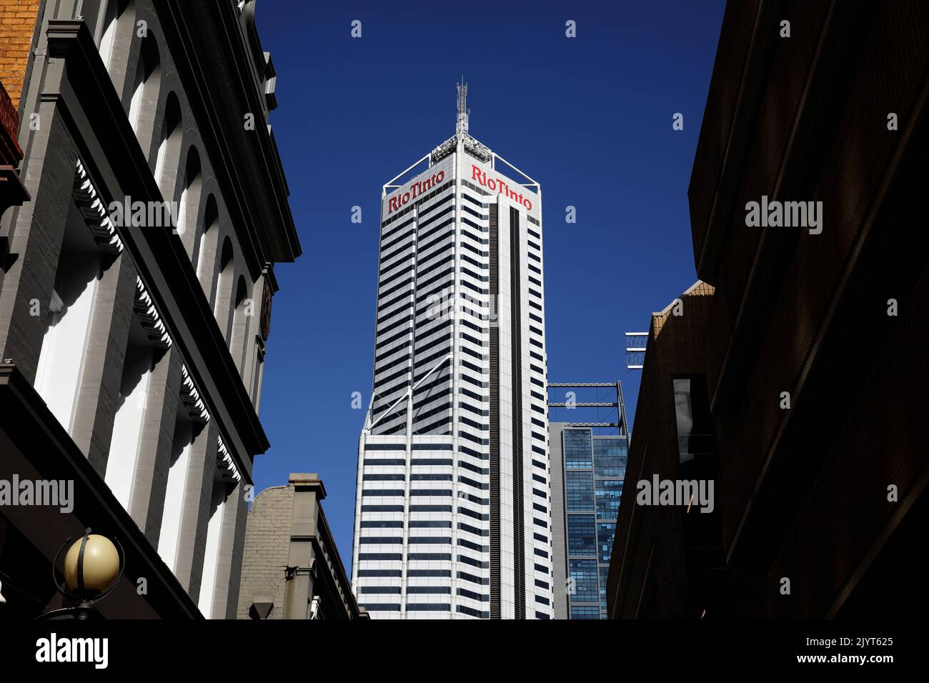 A stock picture of the Rio Tinto building in Perth, Tuesday, July 27 ...