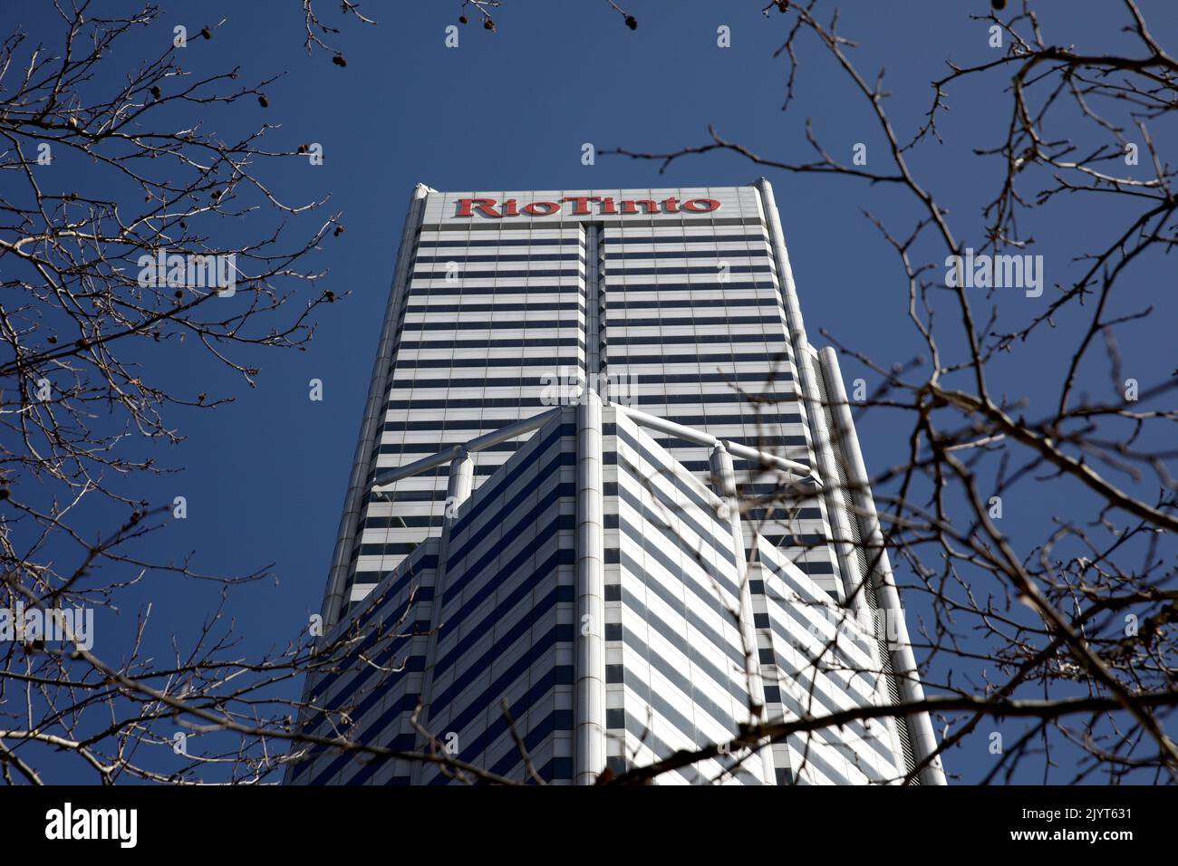 A stock picture of the Rio Tinto building in Perth, Tuesday, July 27 ...