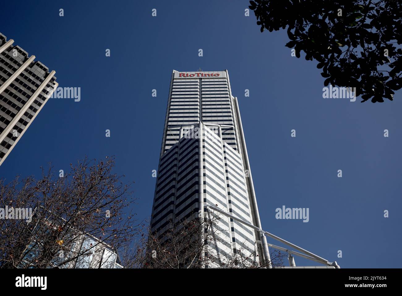 A stock picture of the Rio Tinto building in Perth, Tuesday, July 27 ...