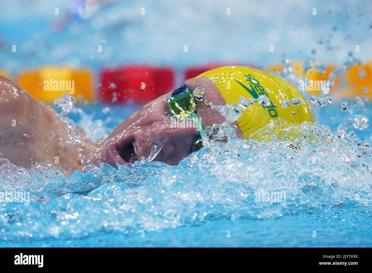 Matthew Wilson of Australia competes in the Men’s 800m Freestyle heat ...