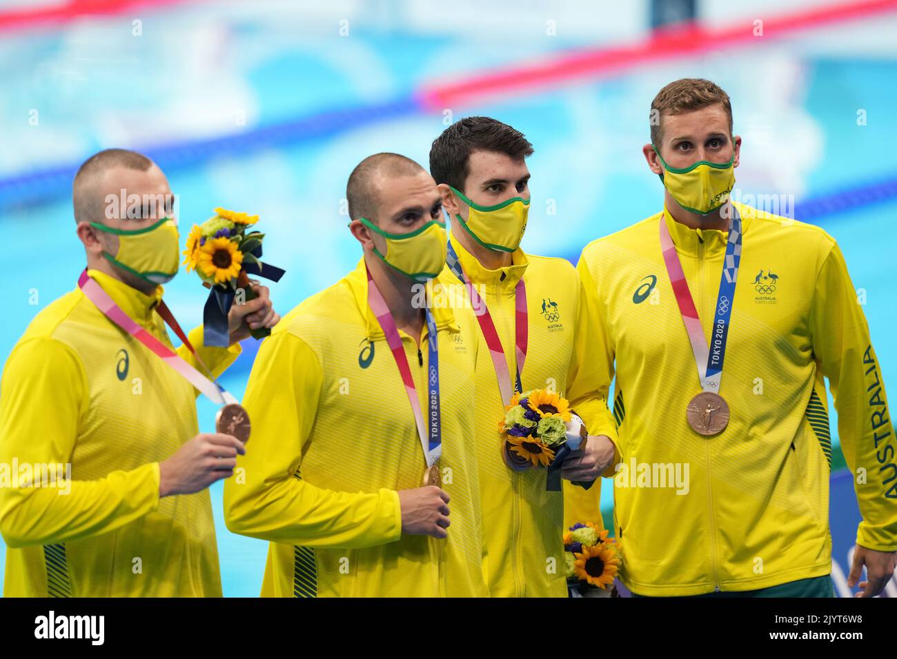 Kyle Chalmers, Zac Incerti, Thomas Neill and Alexander Graham, after ...