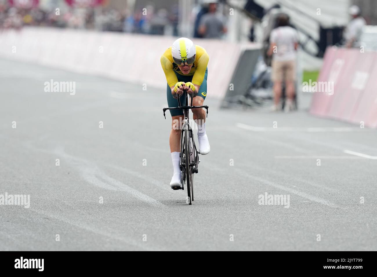 Rohan Dennis of Australia during the Men's Individual Time Trial at the ...