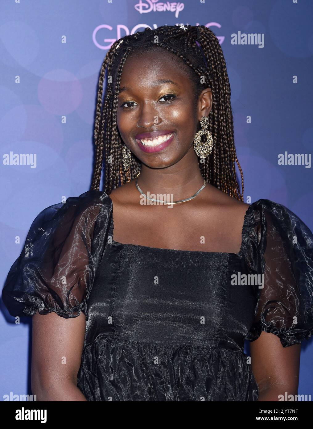 Sofia Ongele arriving to the "Growing Up" Premiere held at Neuehouse ...