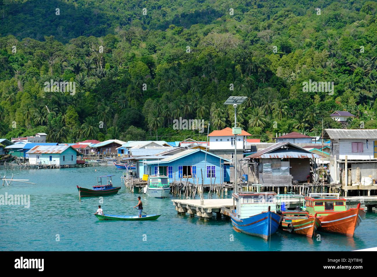 Indonesia Anambas Islands - Terempa fishing village Siantan Island ...