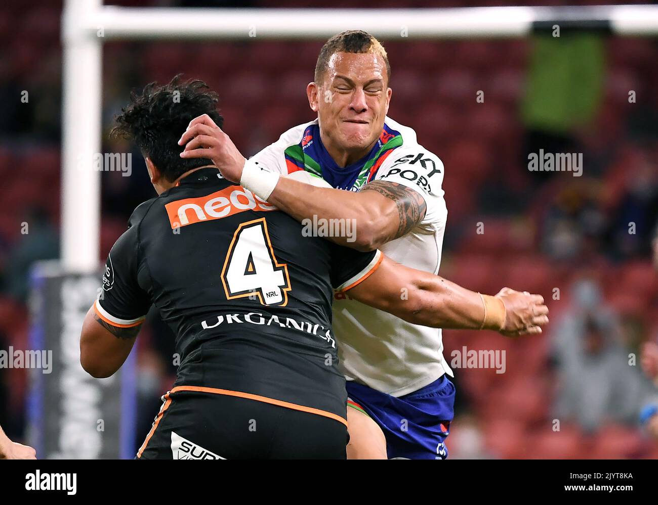 Kane Evans of the Warriors during the Round 20 NRL match between the ...