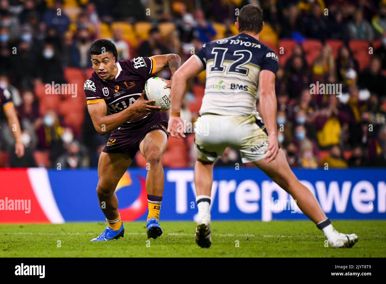 Xavier Willison of the Broncos in action during the Round 20 NRL match ...