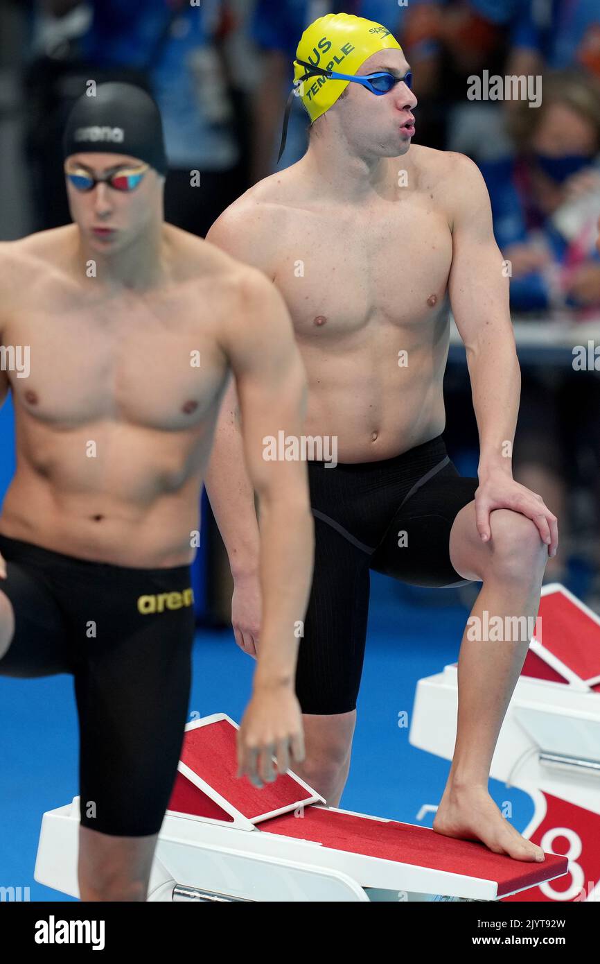 Matthew Temple of Australia prepares to swim in the Men’s 50m Butterfly ...