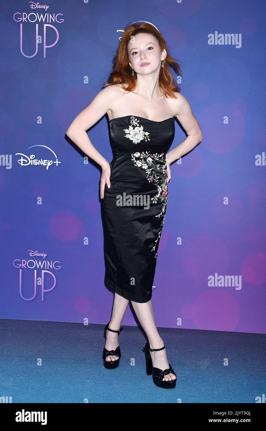 Francesca Capaldi arriving to the "Growing Up" Premiere held at ...
