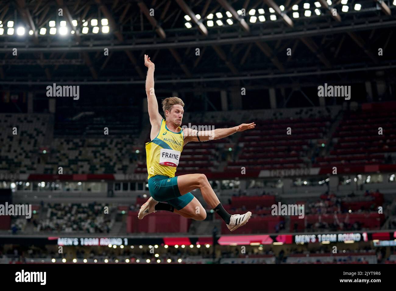 Henry Frayne of Australia during the Men’s Long Jump Qualification ...