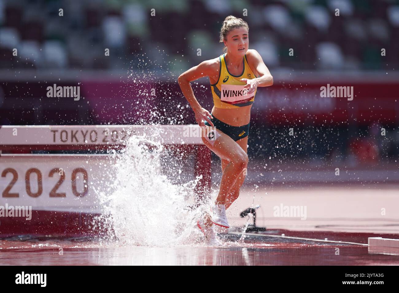 Georgia Winkcup of Australia in action during the Women's 3000m ...
