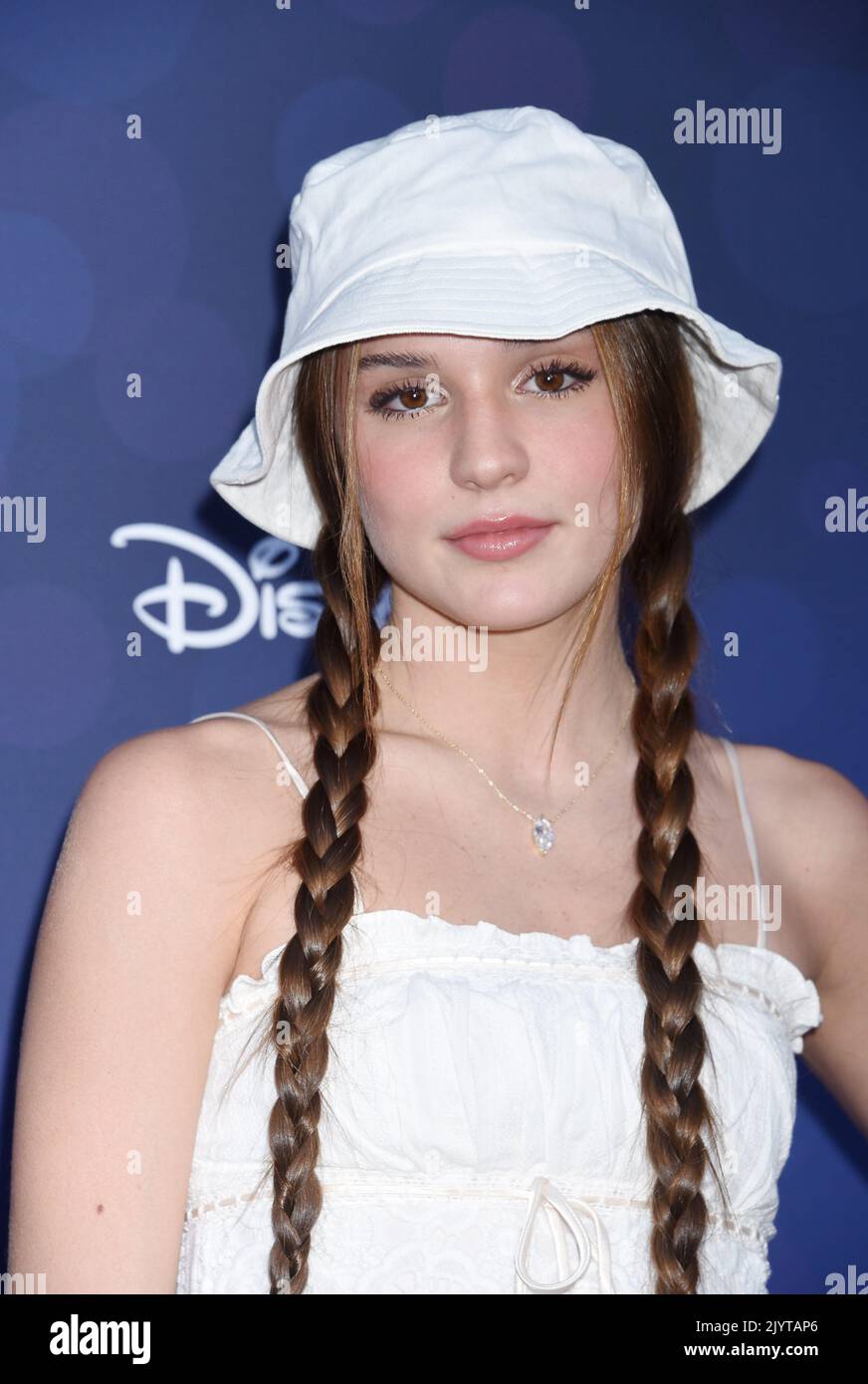 Amelie Anstett arriving to the "Growing Up" Premiere held at Neuehouse ...