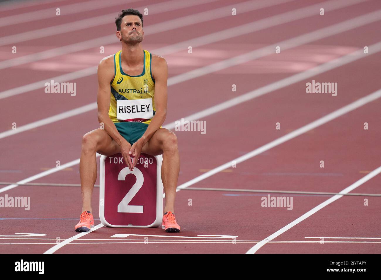 Jeffery Riseley of Australia in action during the Men’s 800m semi final ...