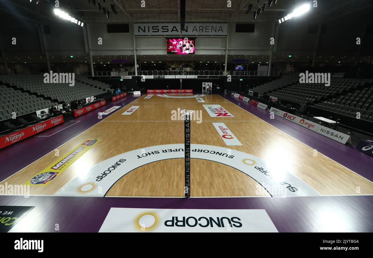 A general view of Nissan Arena during the Super Netball Round 13 match ...