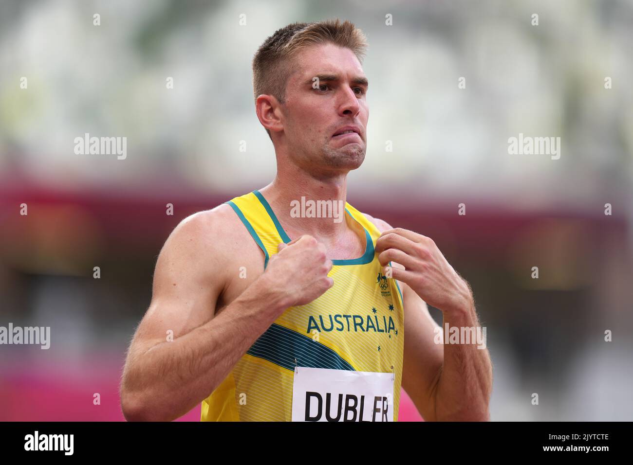 Cedric Dubler of Australia during the Men’s Decathlon heats at the ...