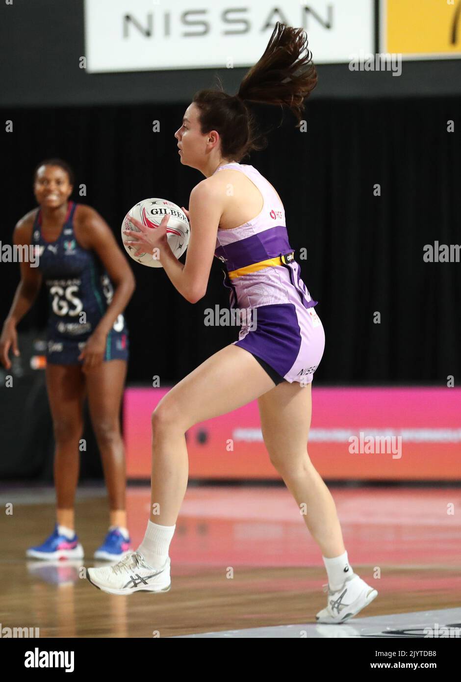Ruby Bakewell-Doran of the Firebirds in action during the Round 14 ...