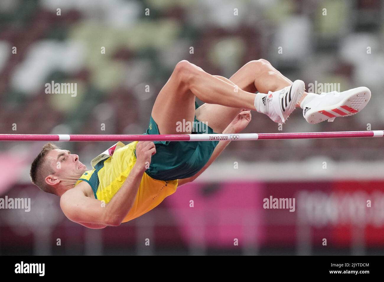 Cedric Dubler of Australia in action during the Men’s Decathlon High ...