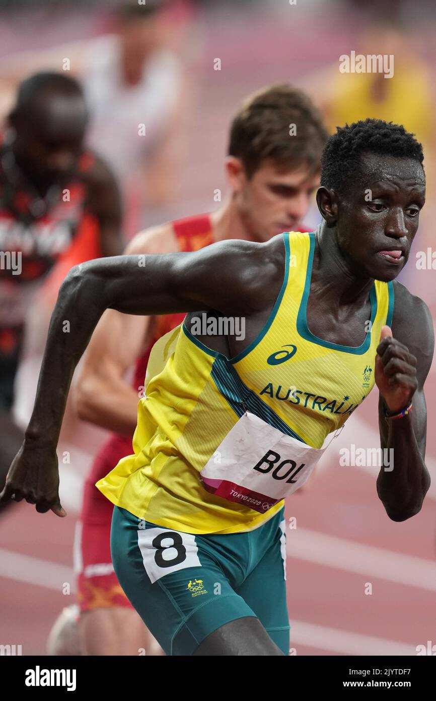 Peter Bol of Australia in action during the Men’s 800m final at the ...