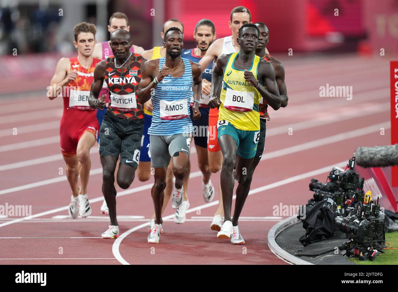 Peter Bol of Australia in action during the Men’s 800m final at the ...