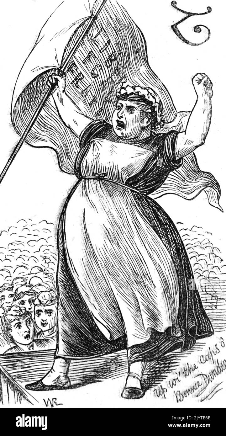 Illustration depicting a scene during the London Dock Labourers' Strike ...