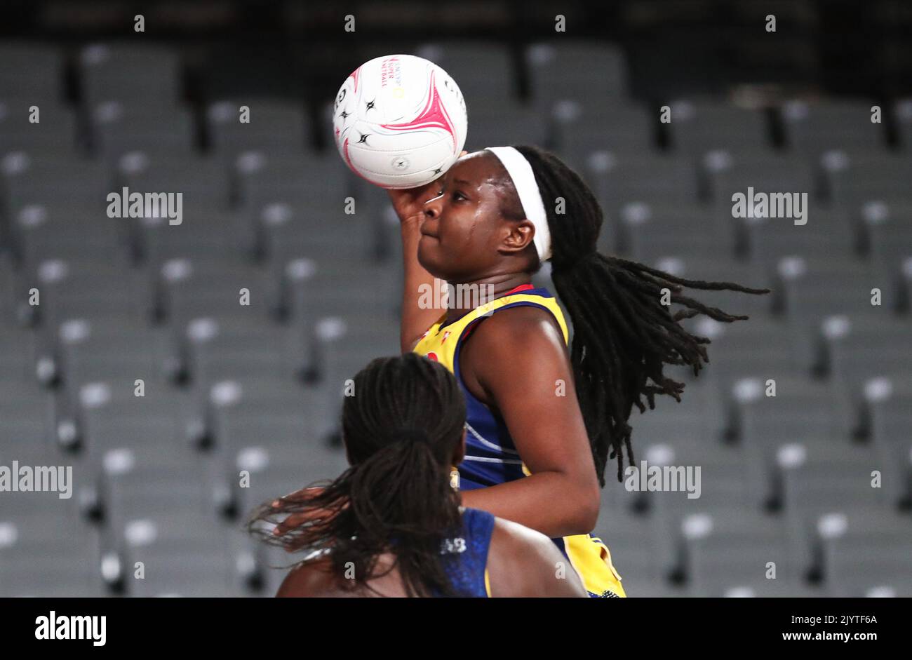 Sam Wallace of the Swifts in action during the Super Netball Round 14 ...