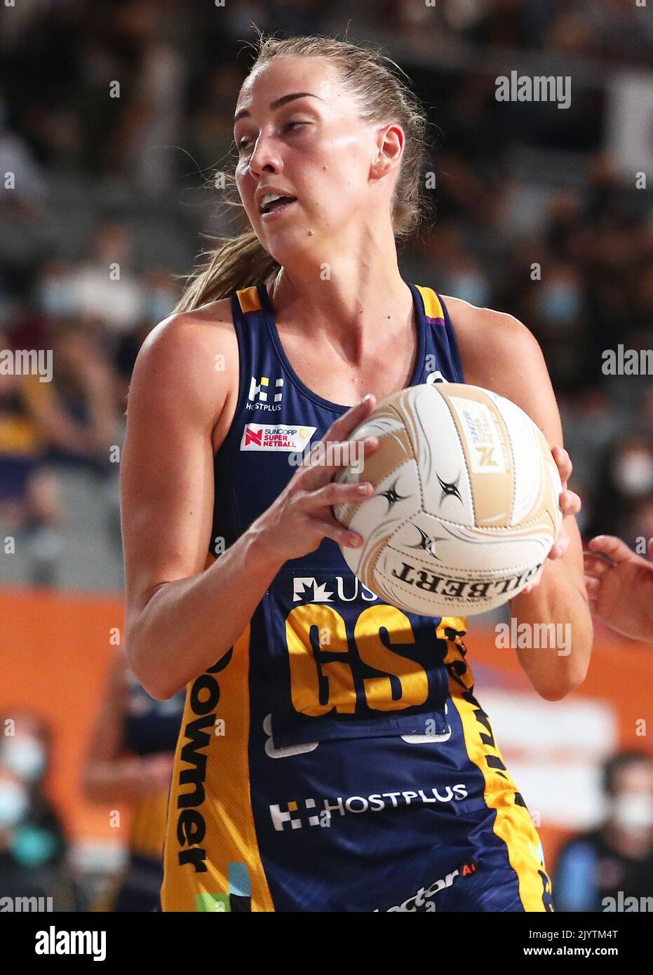 Cara Koenen of the Lightning in action during the Super Netball Semi ...