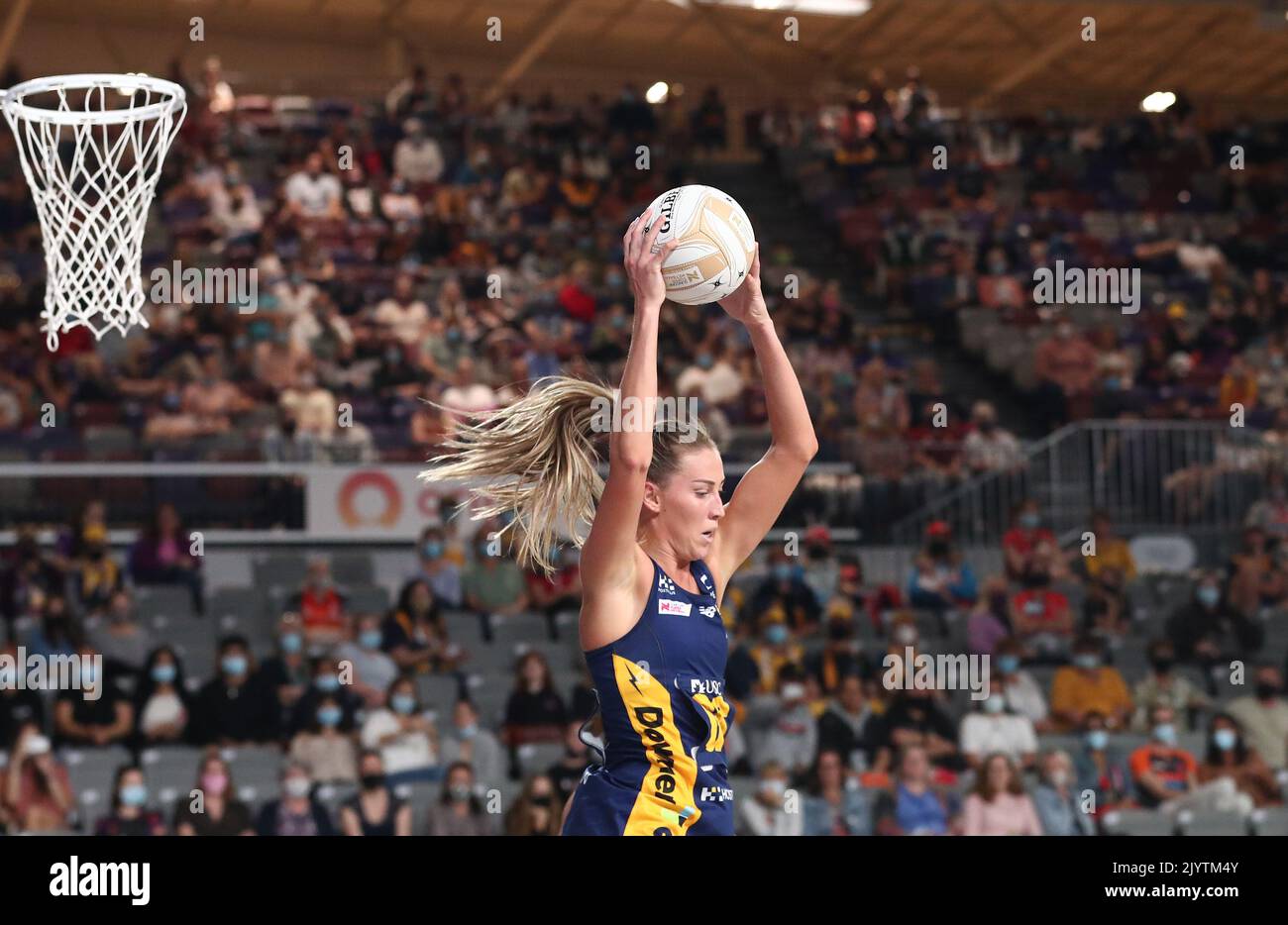 Cara Koenen of the Lightning in action during the Super Netball Semi ...
