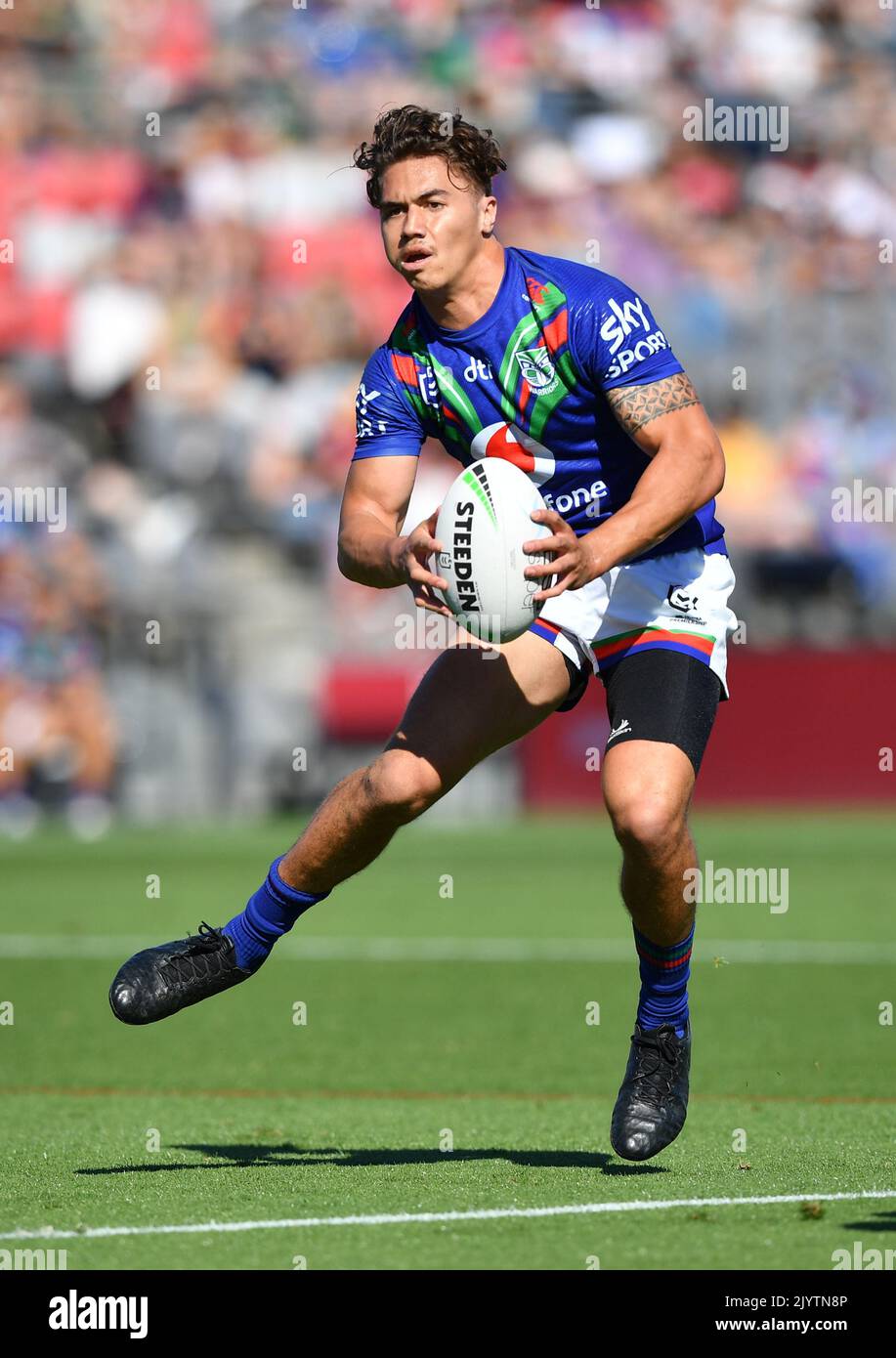 Chanel Harris-Tavita of the Warriors in action during the NRL Round 22 ...
