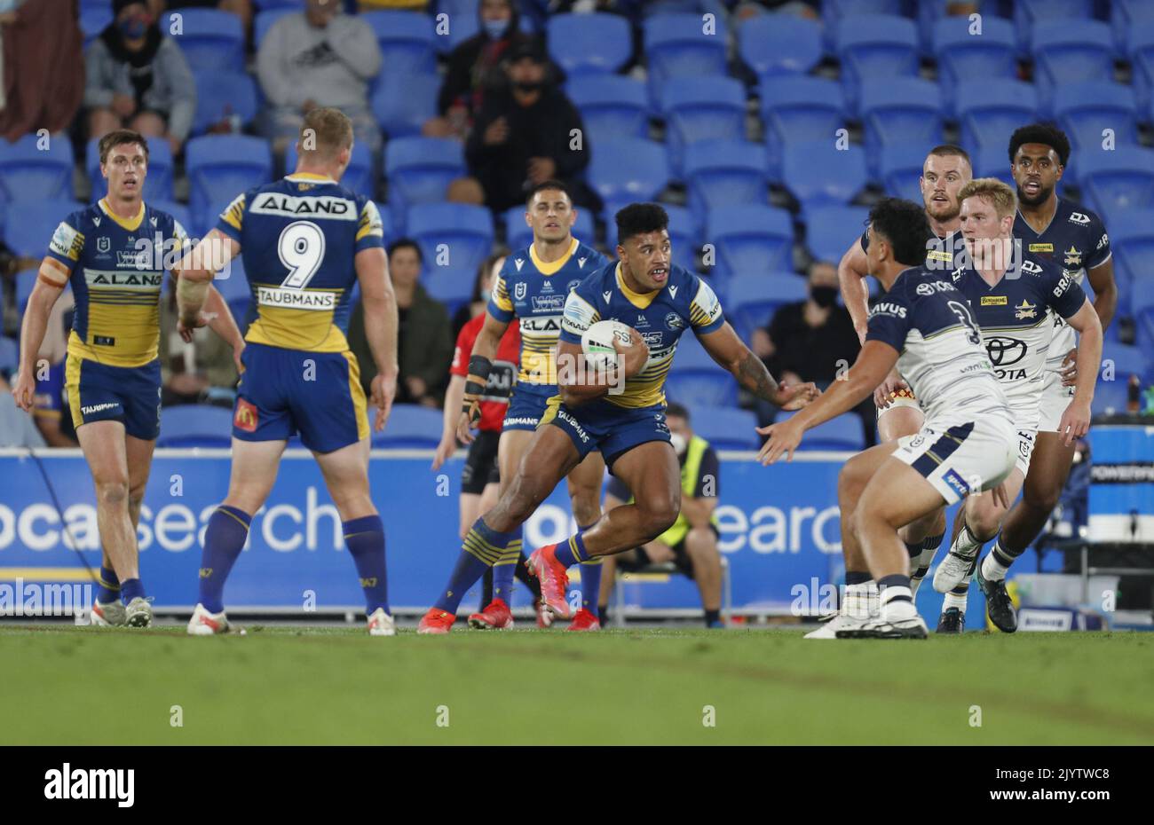 Waqa Blake of Parramatta Eels during the NRL Round 23 between North ...