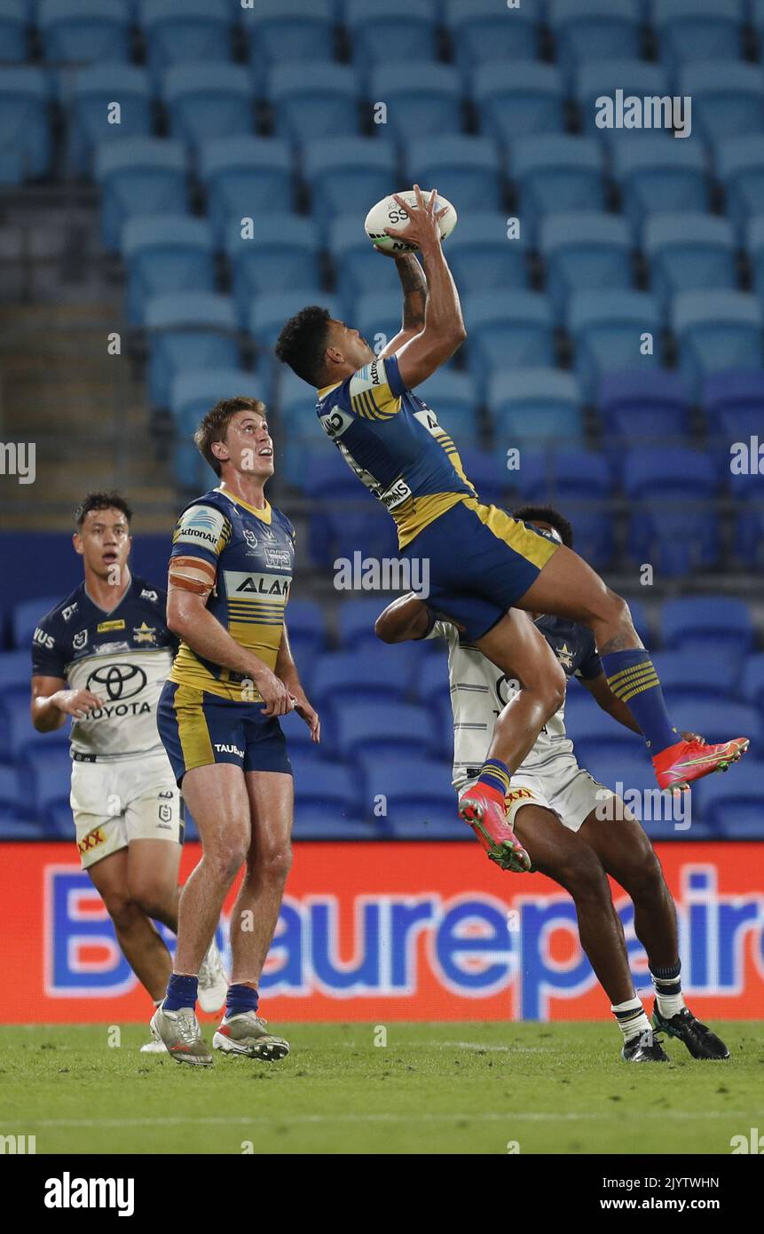 Waqa Blake of Parramatta Eels during the NRL Round 23 between North ...