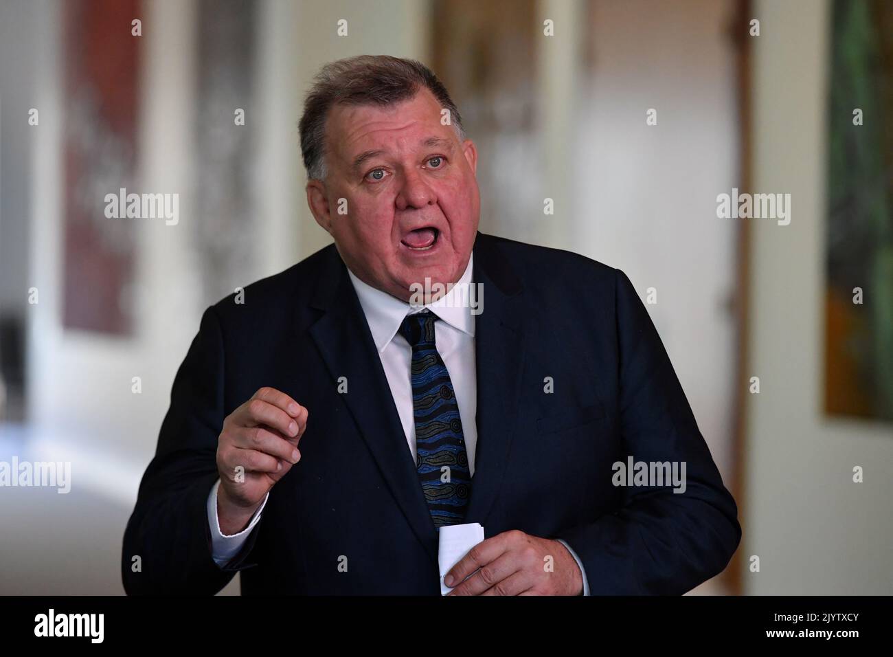 Independent Member for Hughes Craig Kelly during a press conference at ...
