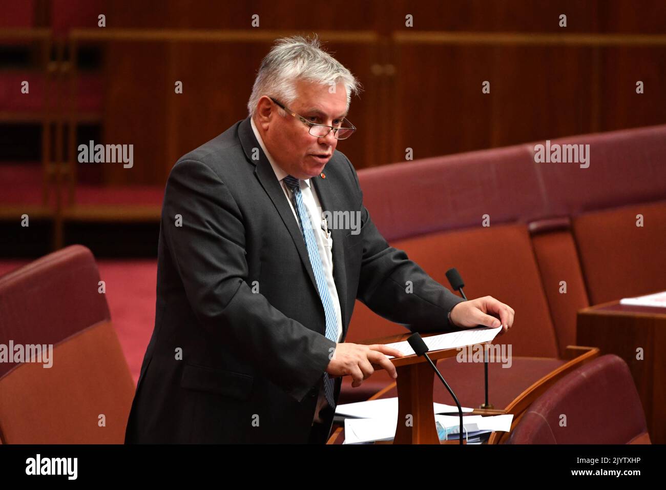 Independent Senator Rex Patrick speaks on his Forced Labour Bill in the ...