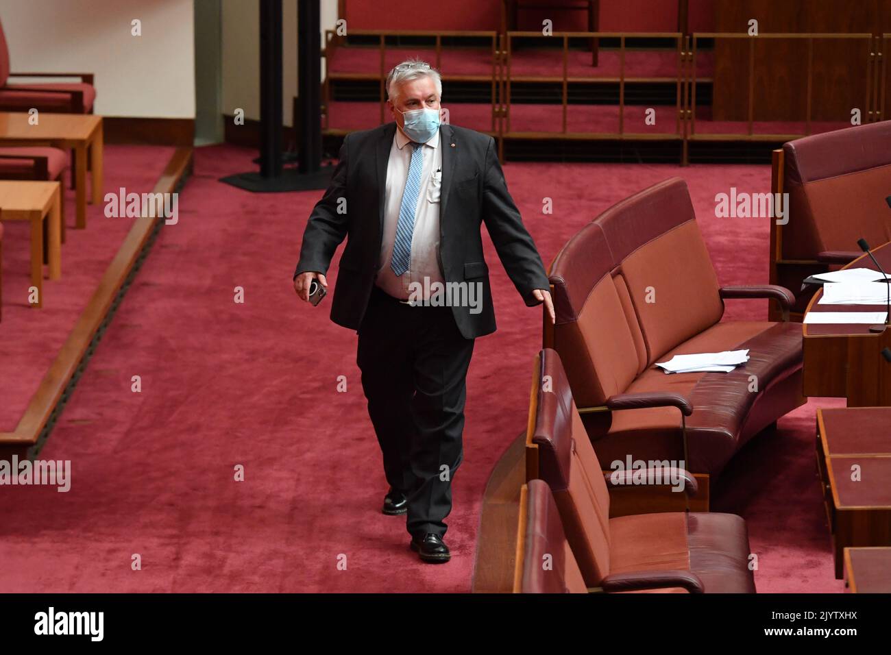 Independent Senator Rex Patrick after speaking on his Forced Labour ...