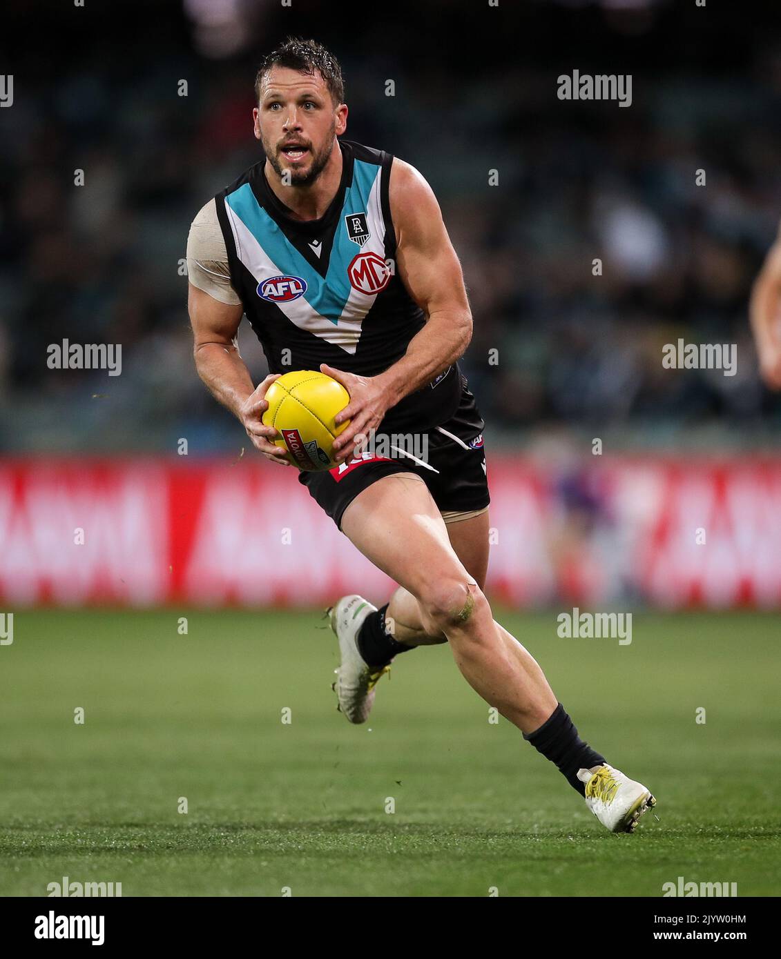 Travis Boak of the Power during the AFL Qualifying Final match between ...