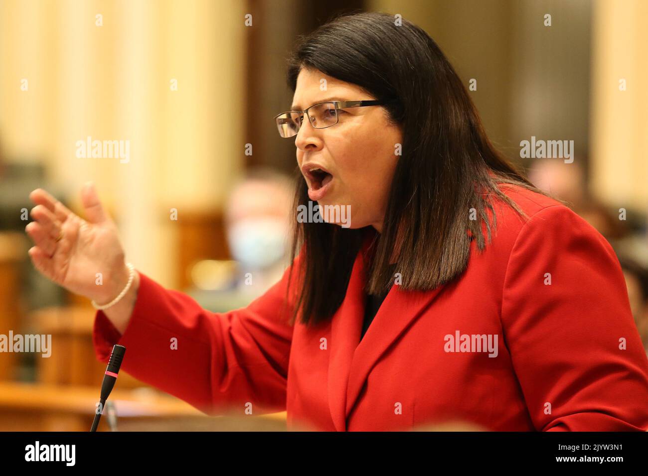 Education Minister Grace Grace speaks during Question Time at ...