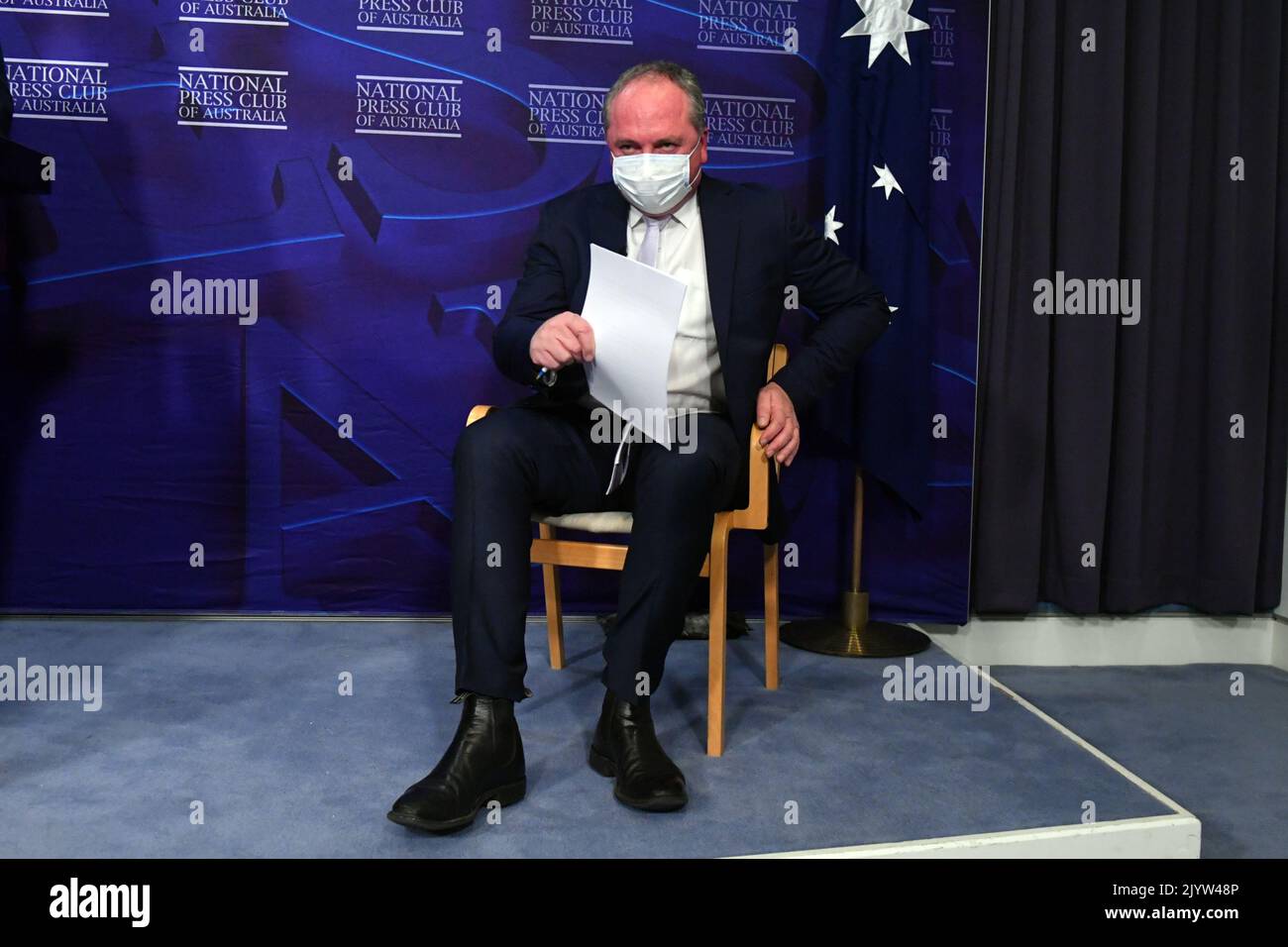 Deputy Prime Minister Baraby Joyce arrives to address the National ...