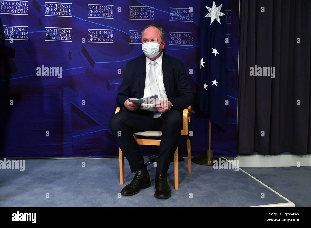 Deputy Prime Minister Baraby Joyce arrives to address the National ...