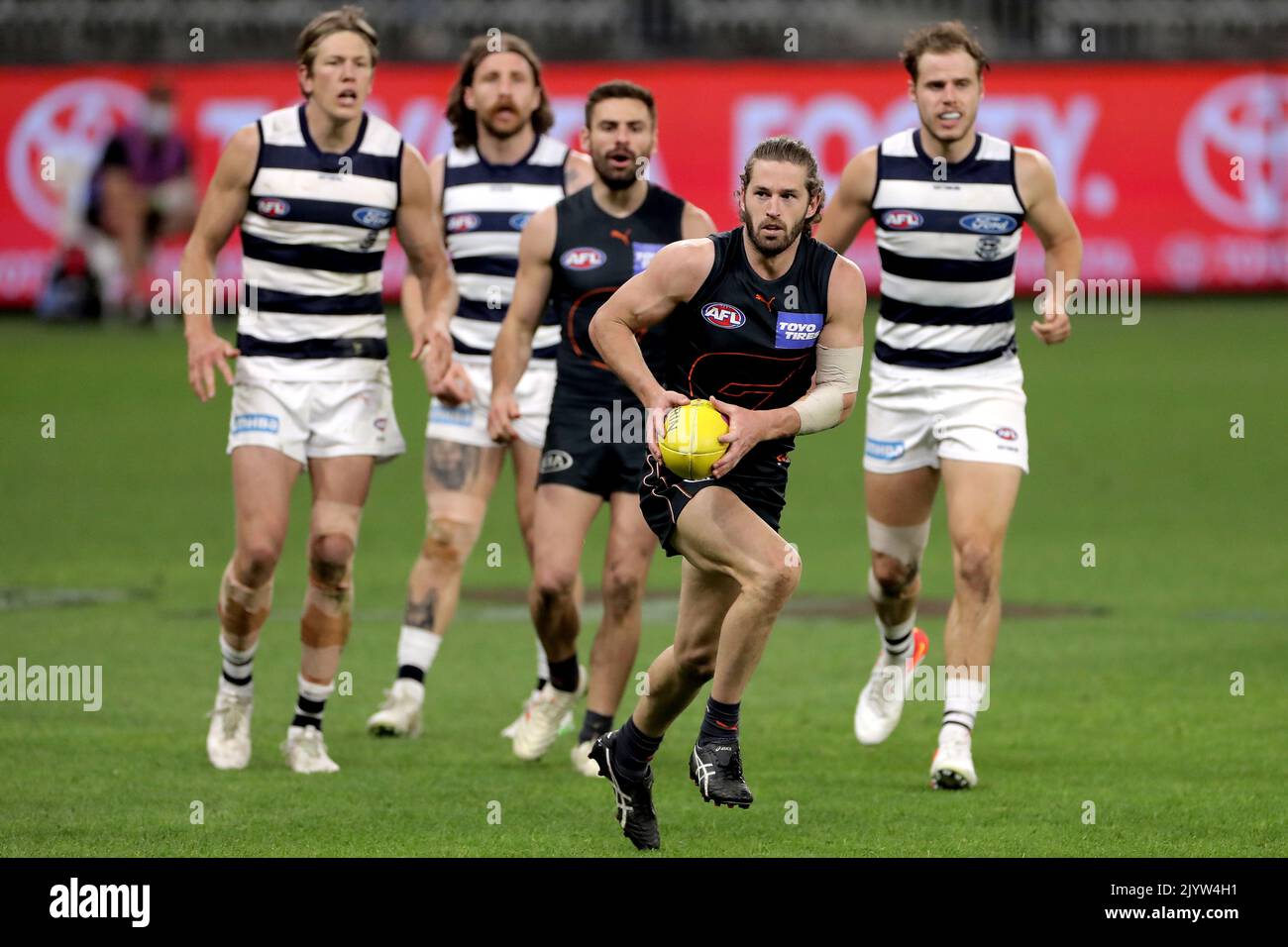 Callan Ward of the Giants during the second Semi-Final AFL match ...
