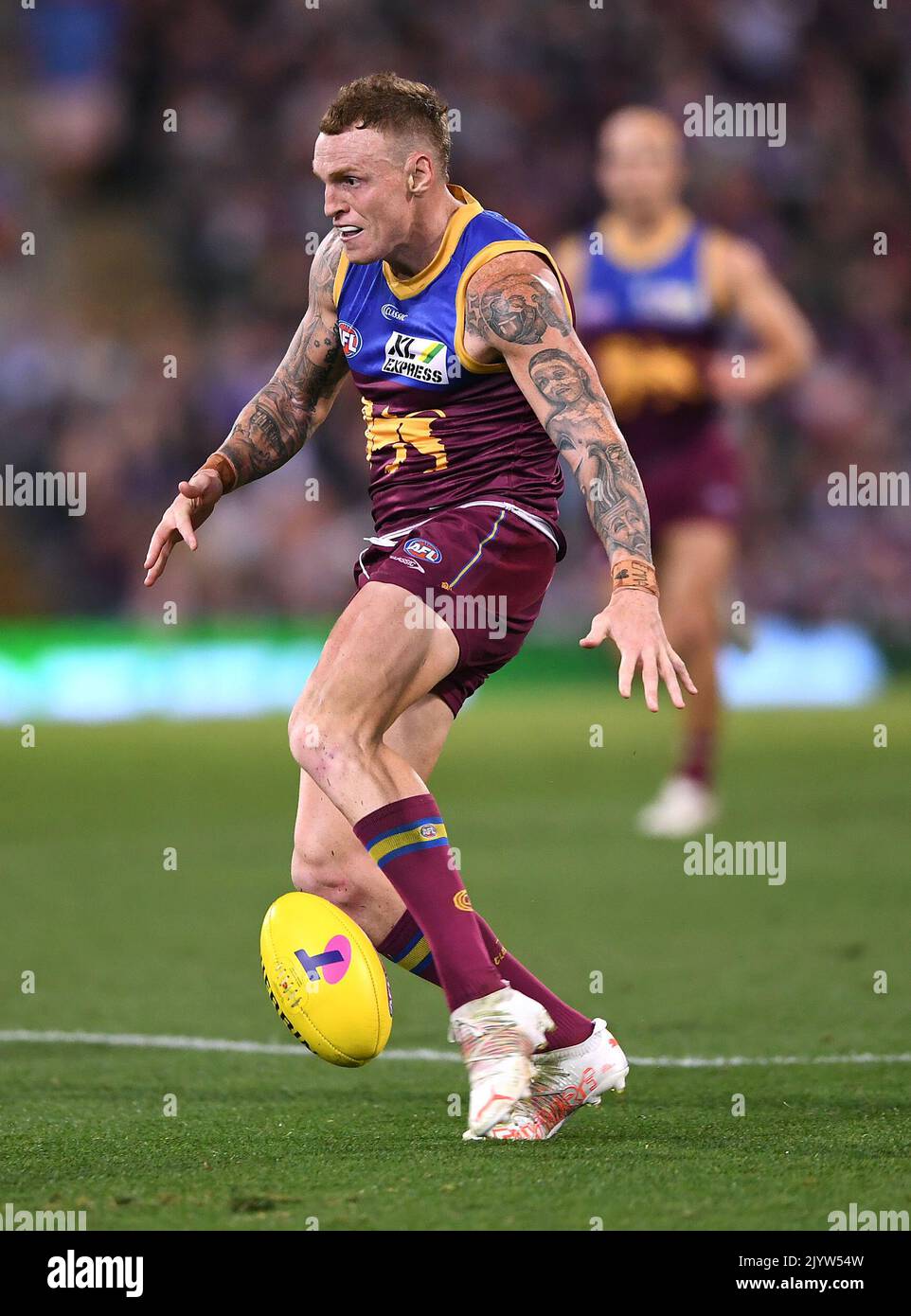 Mitch Robinson of the Lions during the AFL First Semi Final match ...