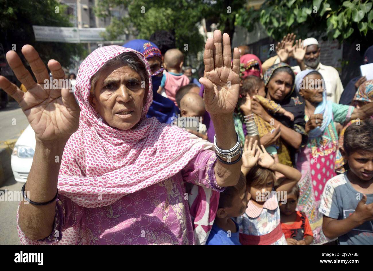 Hyderabad flood affected people hi-res stock photography and images - Alamy