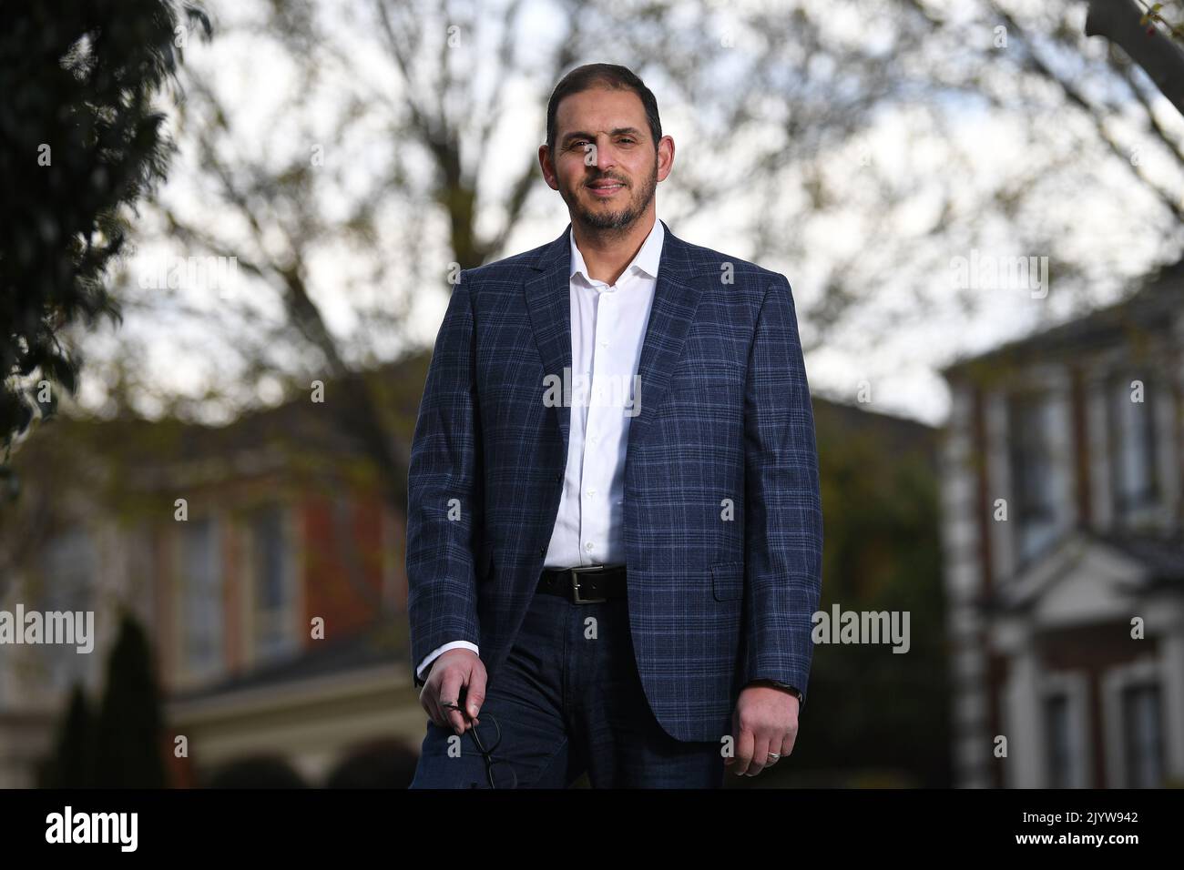 Islamic Council of Victoria president Adel Salman poses for a ...