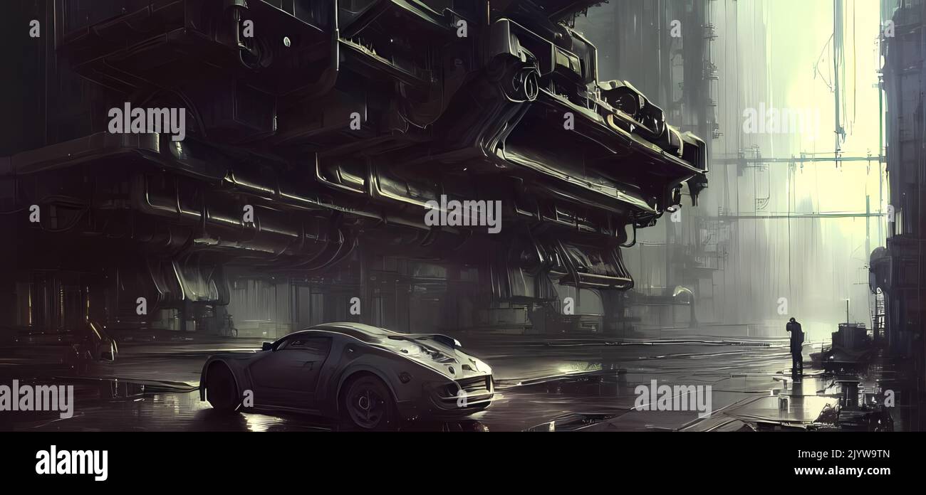 Blade runner landscape hi-res stock photography and images - Alamy