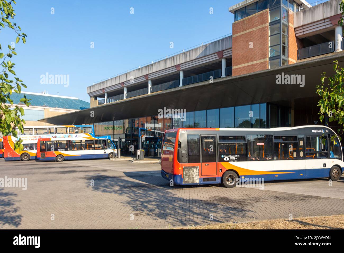 Bus station west street andover hampshire local buses transport hi-res ...