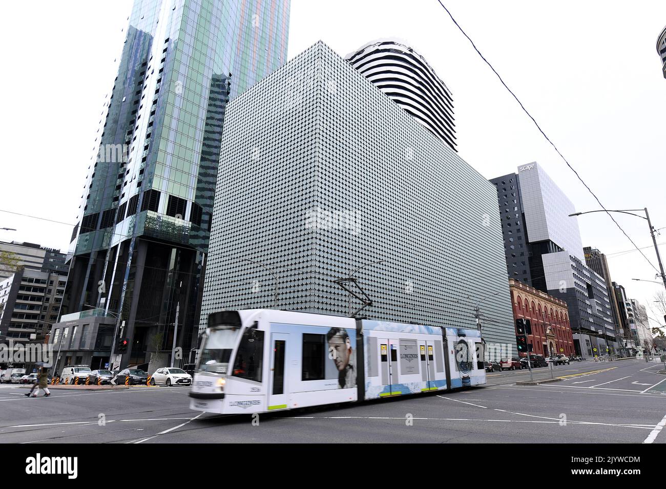 RMIT building 100 is seen in Melbourne, Friday, September 17, 2021 ...