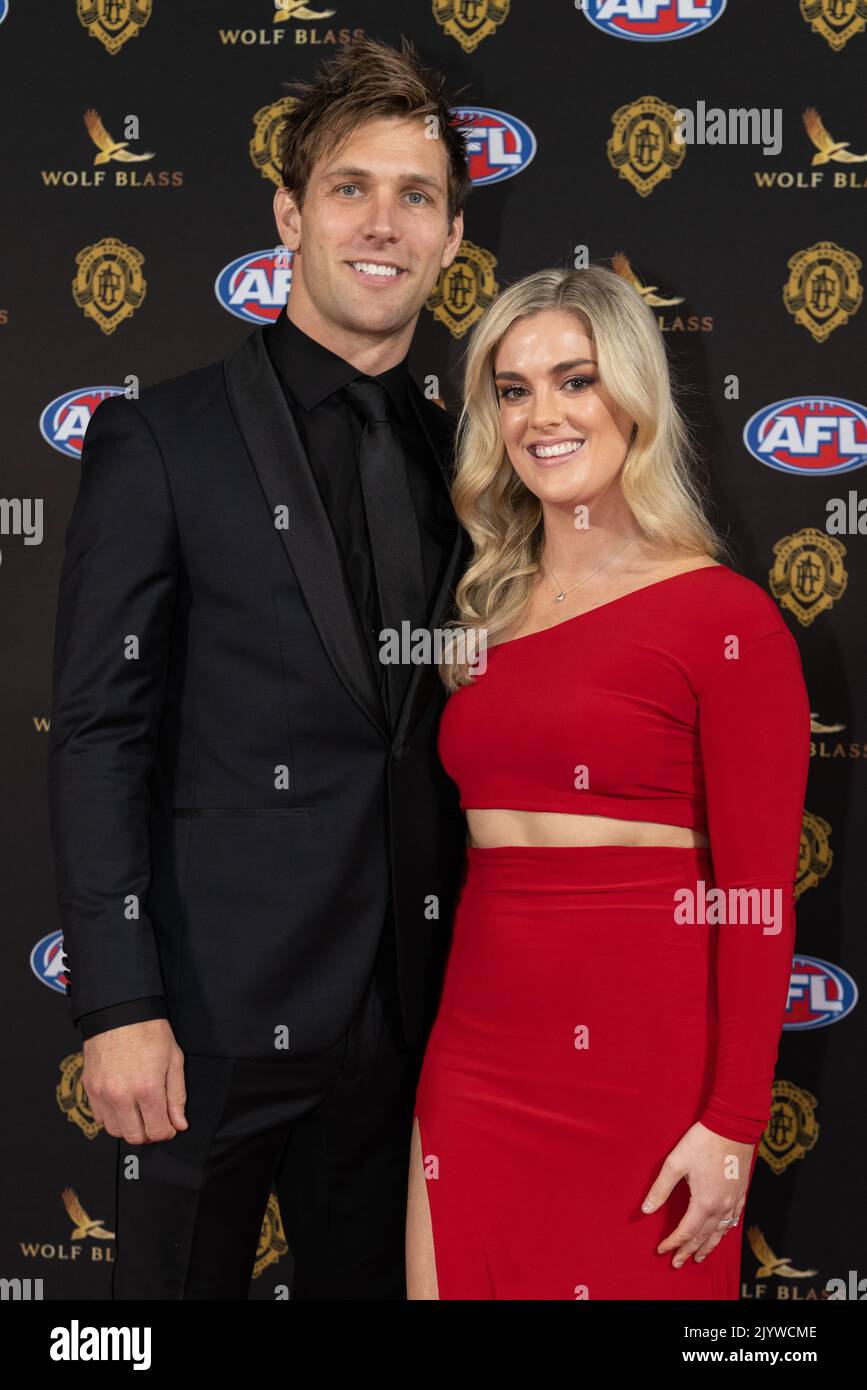 Matthew de Boer of the Giants and Rachel Glascon pose for a photo at ...