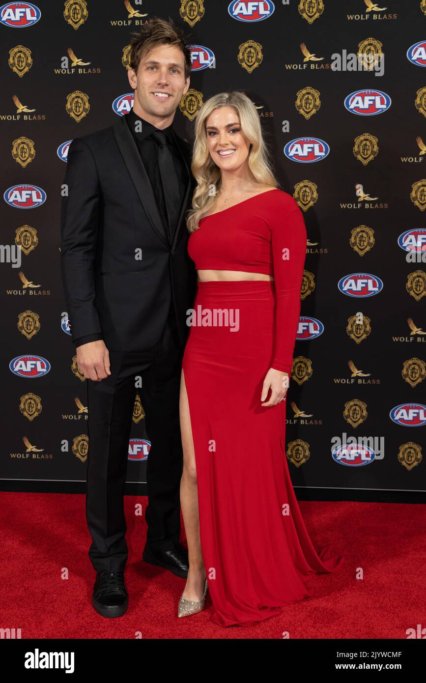 Matthew de Boer of the Giants and Rachel Glascon pose for a photo at ...