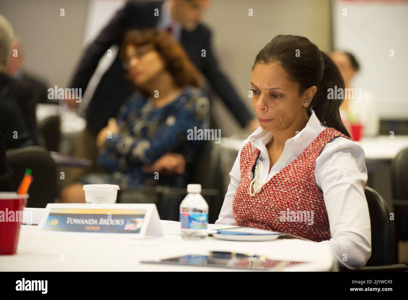 Senior Executive Service (SES) staff meeting, HUD headquarters Stock ...