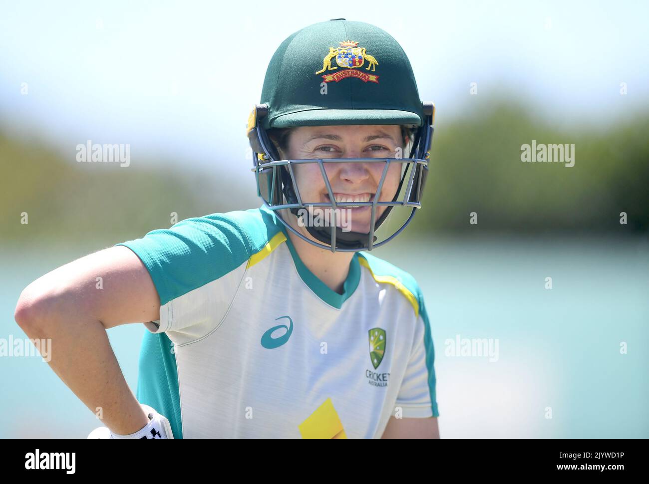 Molly Strano looks on during an Australian Women's Cricket Team ...